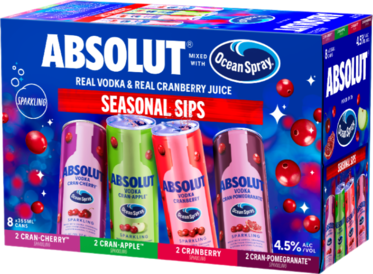 Absolut Ocean Spray Variety Pack RTD Winter Edition