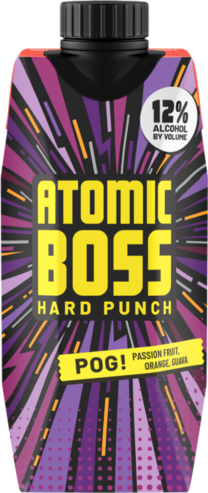 Atomic Boss POG (Passion Fruit, Orange, Guava) Hard Punch