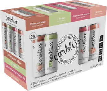 Carbliss Classic Cocktail Variety 8 Pack