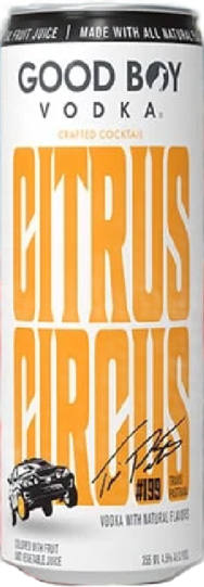 Good Boy Vodka Citrus Circus Crafted Cockail