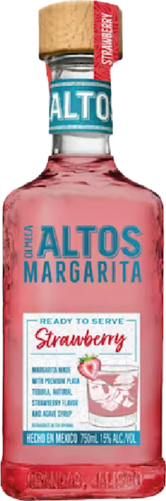 Olmeca Altos Ready to Serve Strawberry Margarita