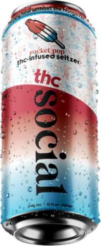 THC Social Rocket Pop 5 mg THC