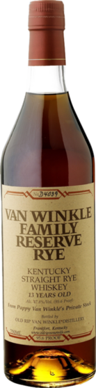 Van Winkle Family Reserve Rye Kentucky Straight Rye Whiskey 13 Years